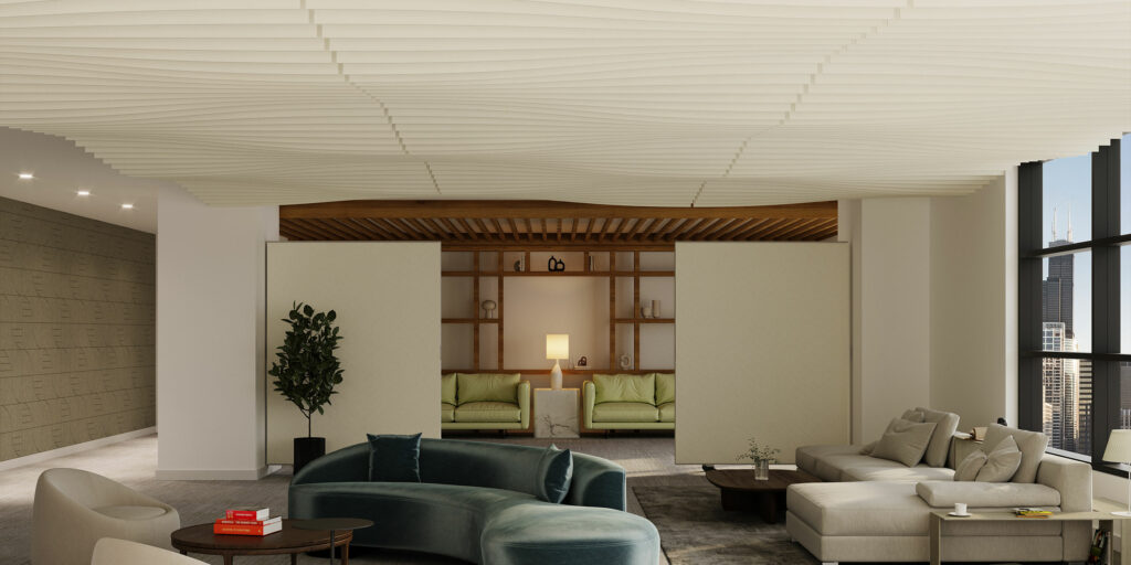 Fan Acoustic Ceiling Baffles | Acoufelt